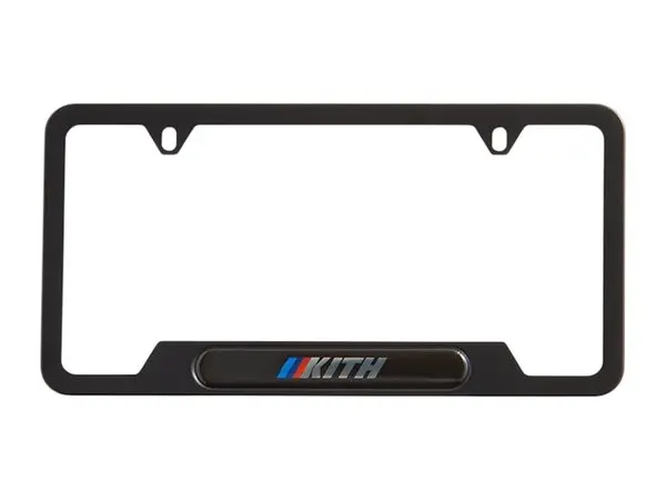 Kith X Bmw Car Plate - Black