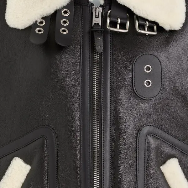 COACH Restored Shearling Aviator Jacket
