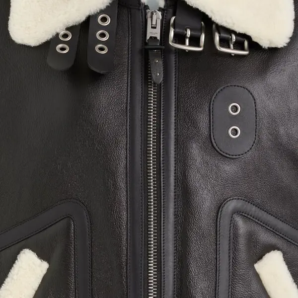 COACH Restored Shearling Aviator Jacket