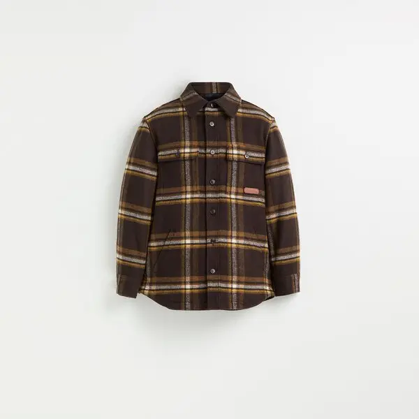 COACH Restored Tweed Shirt Jacket