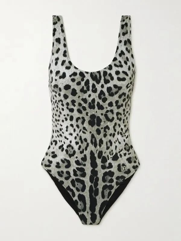 Dolce & Gabbana Leopard-print Swimsuit - Animal Print