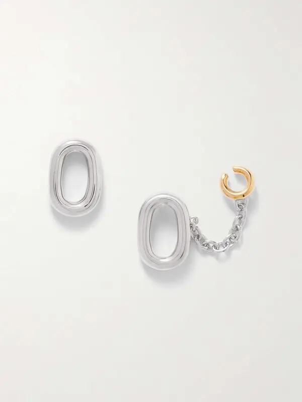 Rabanne And Gold-tone Earrings