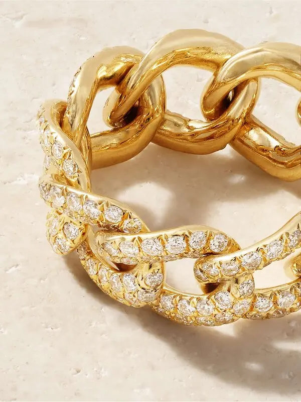 Shay Essential Link 18-karat Diamond Ring