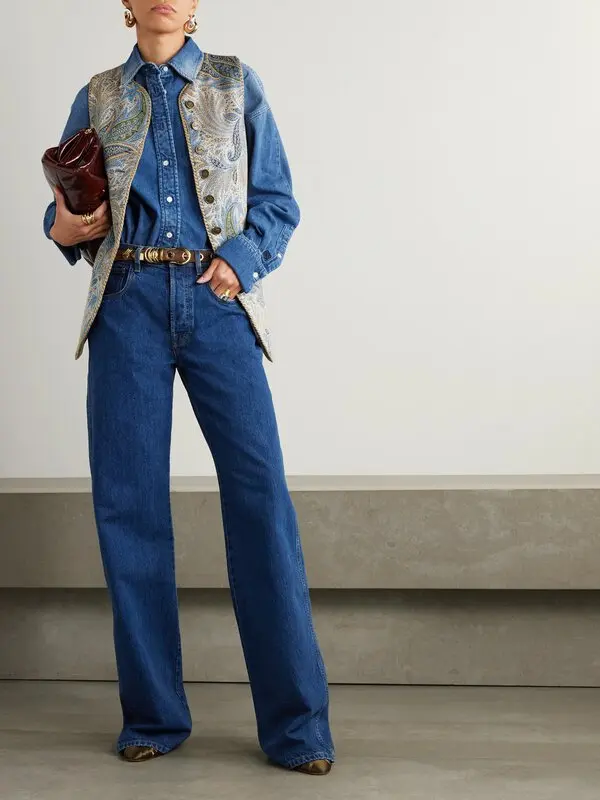Etro Jacquard-knit Vest - Multi