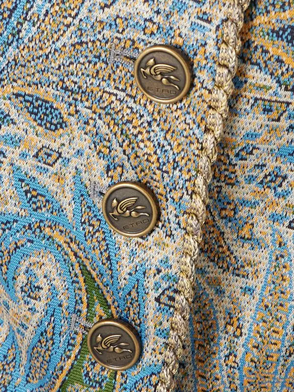 Etro Jacquard-knit Vest - Multi