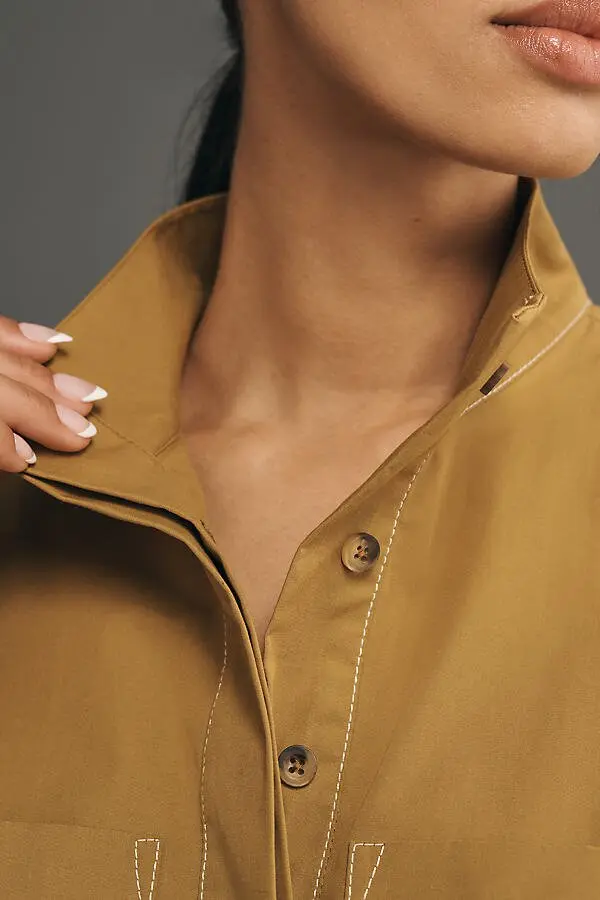 Maeve Popover Cotton Top