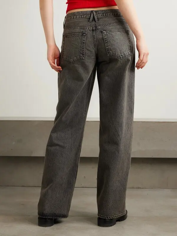 SLVRLAKE Lexi Low-rise Wide-leg Jeans - Blue