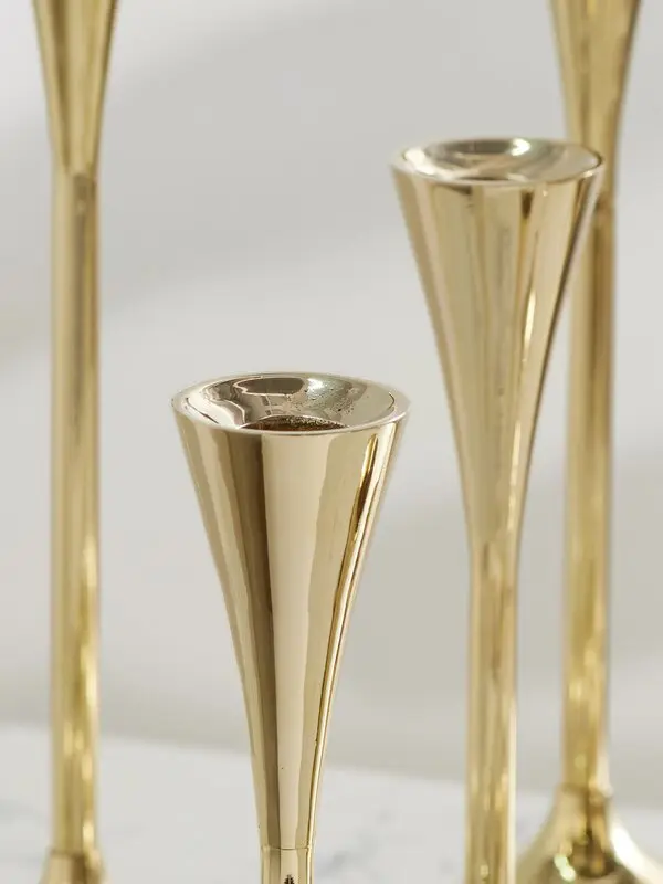FOURTH STREET Drip Set Of Nine -tone Candleholders