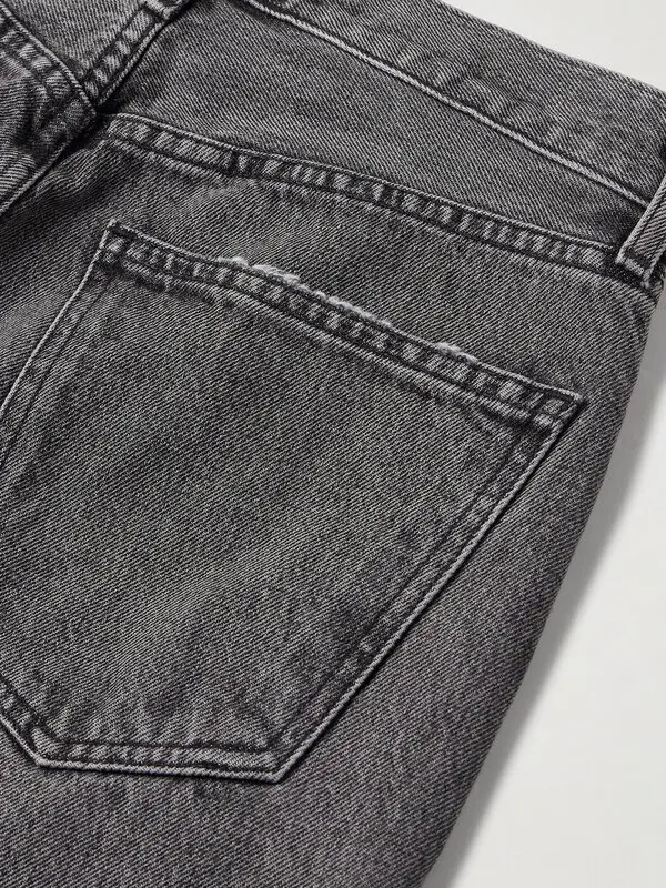 AGOLDE 90s Pinch Waist Cropped Jeans - Black