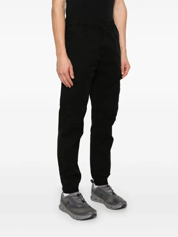 Stone Island Compass-badge Cargo Trousers - Black