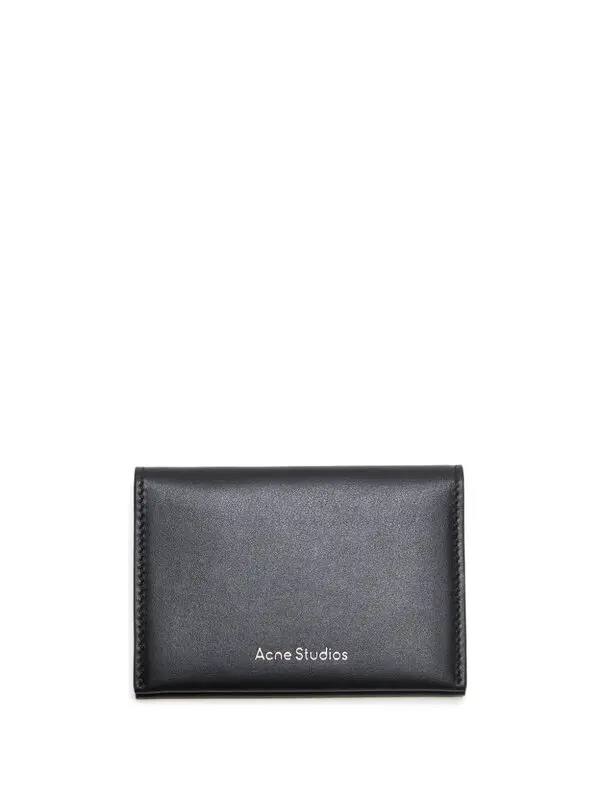 Acne Studios Leather Card Holder - Black