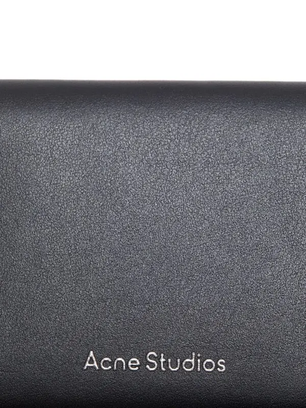 Acne Studios Leather Card Holder - Black