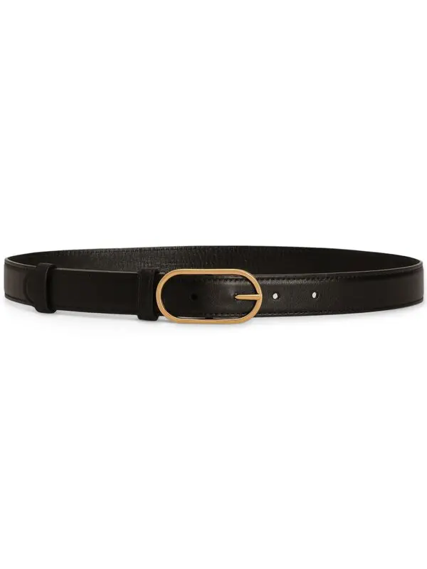 Dolce & Gabbana Leather Belt - Black