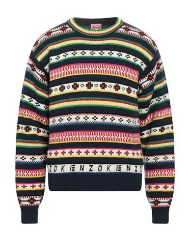 Kenzo Wool And Cotton Striped Sweater