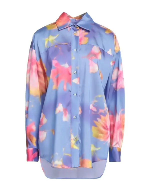 MSGM Multicolor Satin Shirt