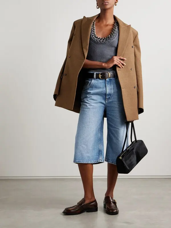 Stella McCartney Organic Denim Shorts - Blue