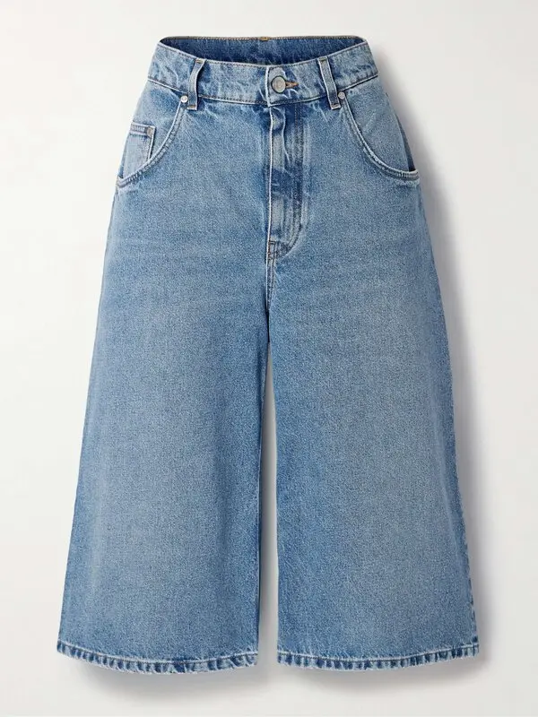 Stella McCartney Organic Denim Shorts - Blue