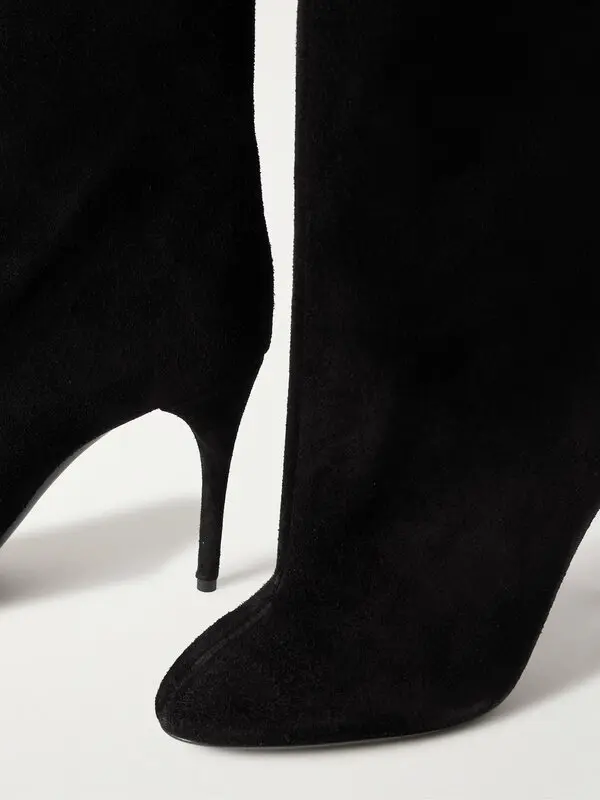 Alaïa Suede Ankle Boots