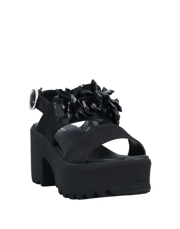 CULT Embellished Textile Fibers Sandals