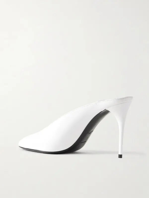 Alaïa 60 Patent-leather Pumps - White