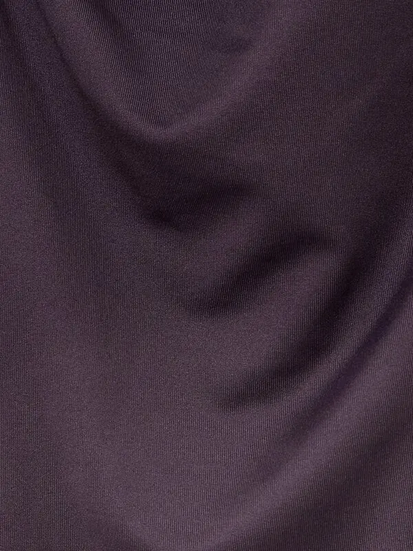 Victoria Beckham Tie-detailed Gathered Cut-out Gown