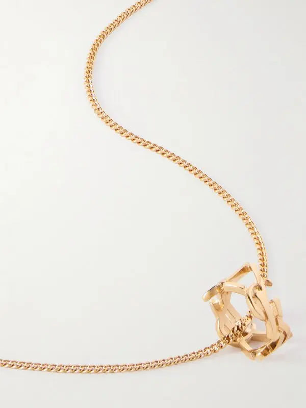Saint Laurent Tone Necklace - Gold