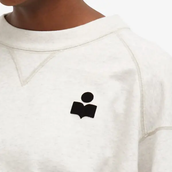 Isabel Marant Étoile Margo Drawstring Sweater With Logo - Ecru