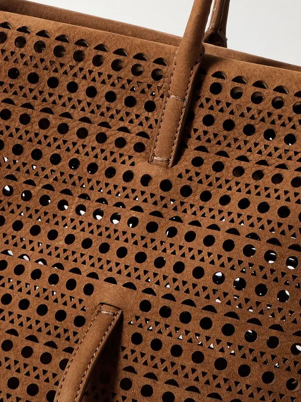 Alaïa Neo Mina Tote - Brown