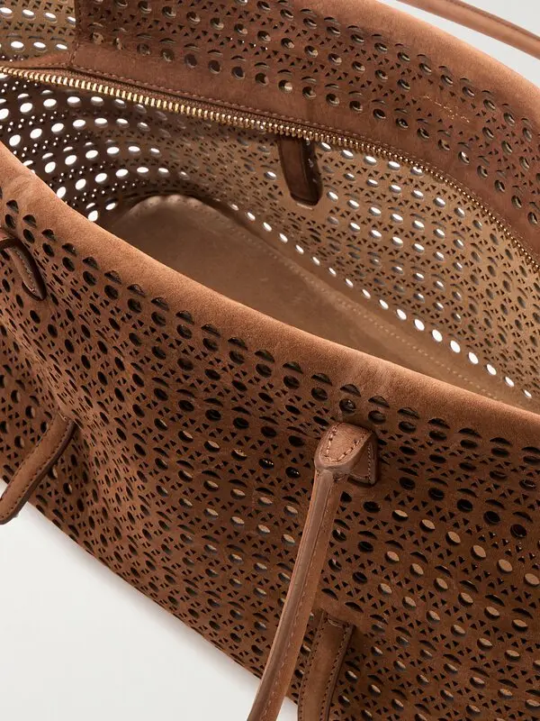 Alaïa Neo Mina Tote - Brown