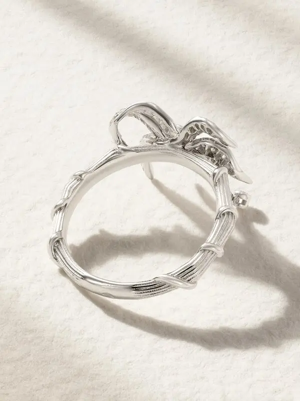 Yvonne Léon Paradise Island 18-karat White Gold And Diamond Ring