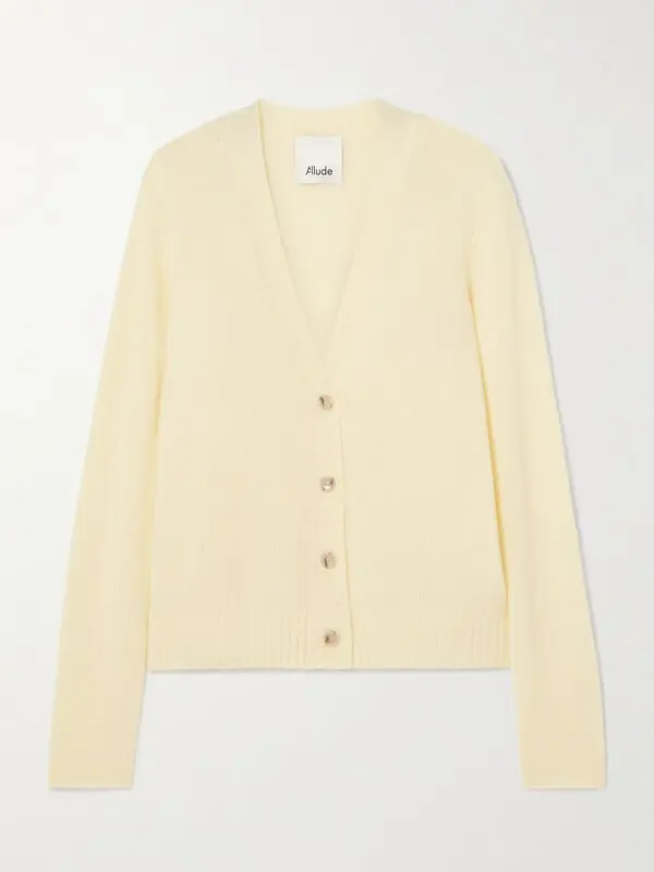 ALLUDE Cashmere Relaxed Cardigan