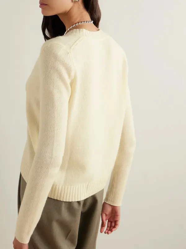 ALLUDE Cashmere Relaxed Cardigan
