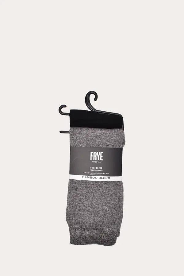 Frye Bamboo Blend Boot Socks 2 Pack - Gray