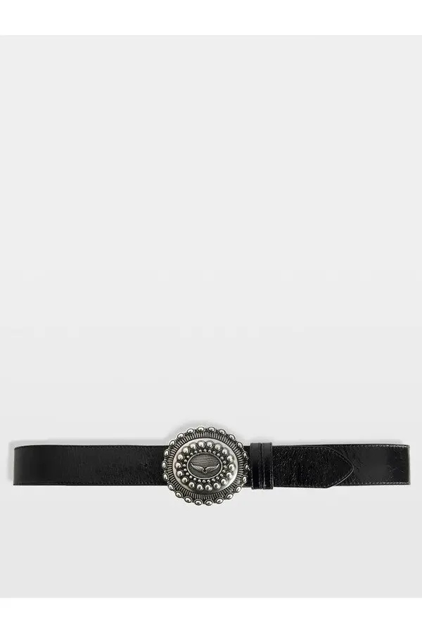 Zadig&Voltaire Santa Fe 35mm Belt - Black