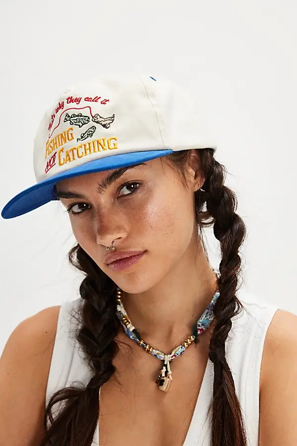 Free People Embroidered Cap