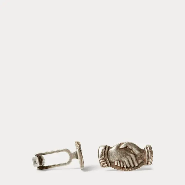 Ralph Lauren Handshake Cuff Links - Silver