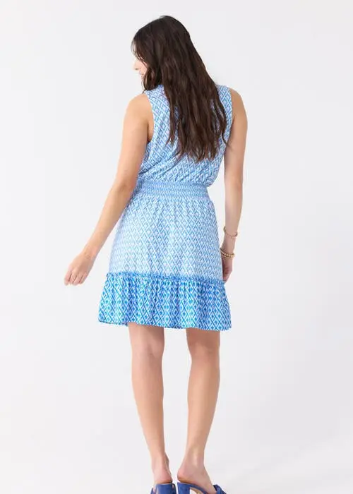 CABANA LIFE Smocked Waist Dress - Seaside