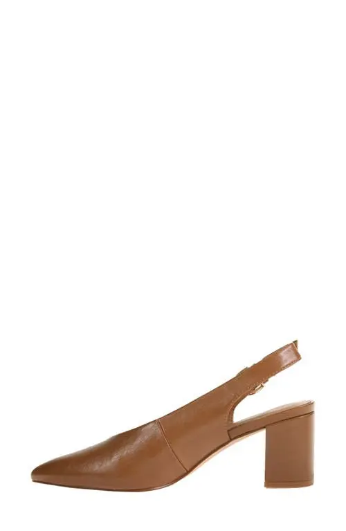 Chinese Laundry Menny Pointed Toe Slingback Pumps - Camel