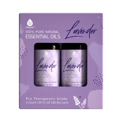 PURSONIC 100% Natural Lavender Essential Oils