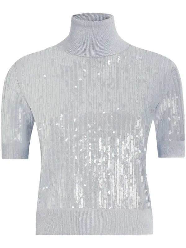 Dolce & Gabbana Sequin-embellished Top - Grey