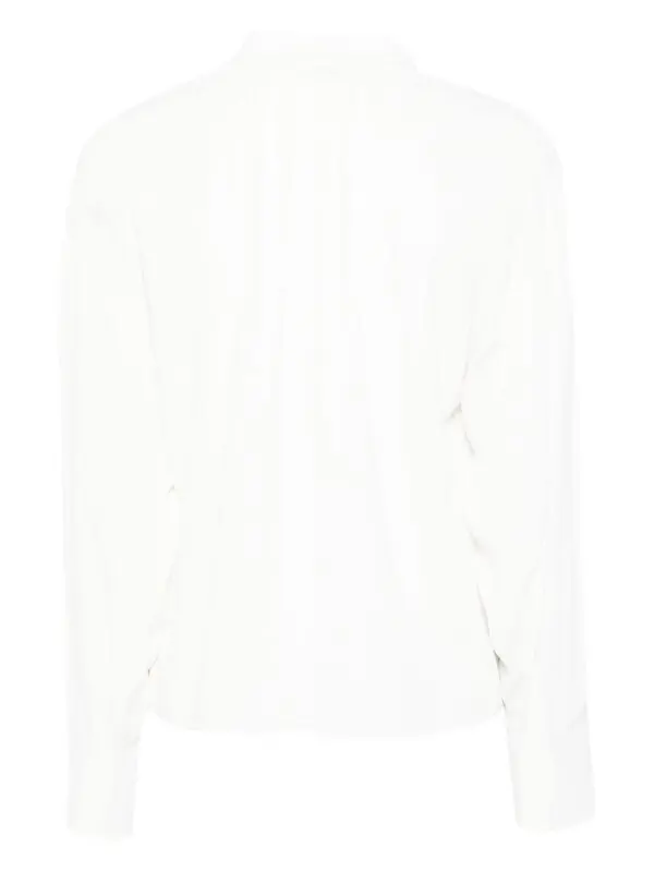 Patrizia Pepe Cufflink-detail Blouse