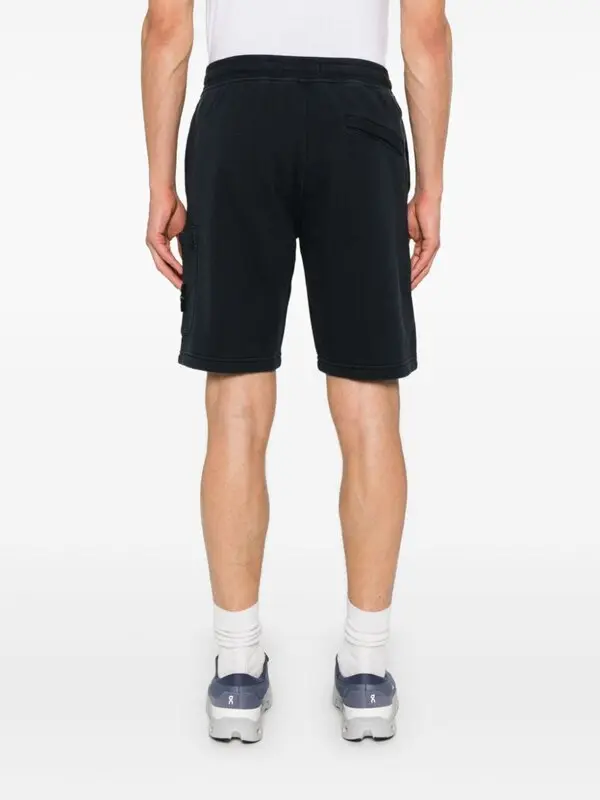 Stone Island Logo Patch Cargo Shorts