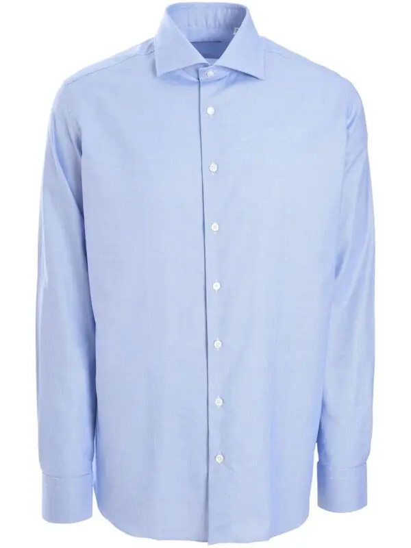 TOMBOLINI Checkered Shirt - Blue