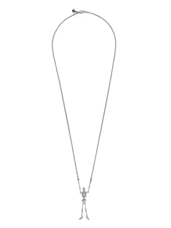 VIVIENNE WESTWOOD Skeleton Pendant Necklace - Silver