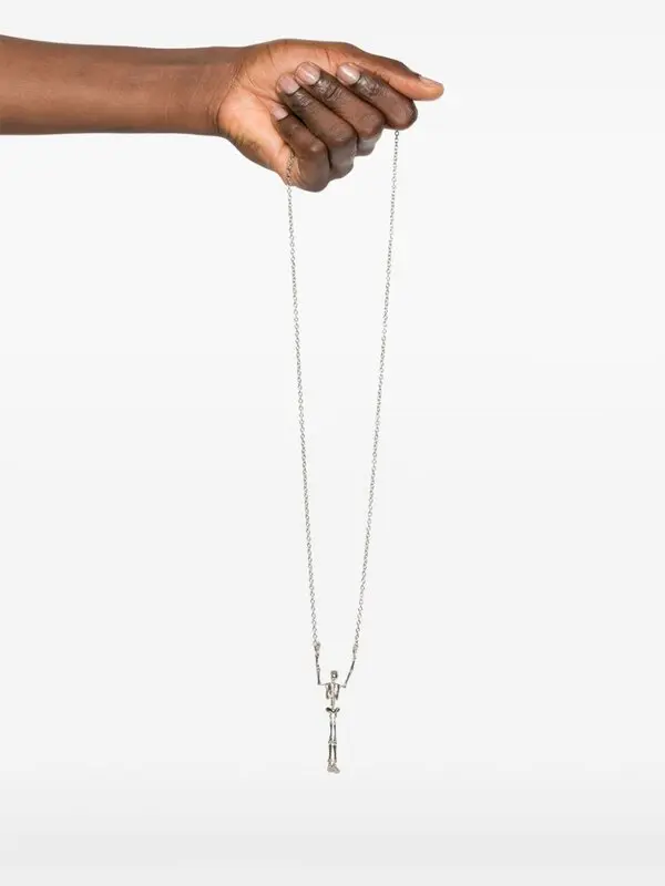 VIVIENNE WESTWOOD Skeleton Pendant Necklace - Silver