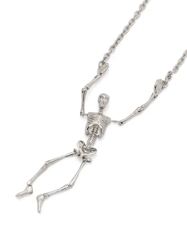 VIVIENNE WESTWOOD Skeleton Pendant Necklace - Silver