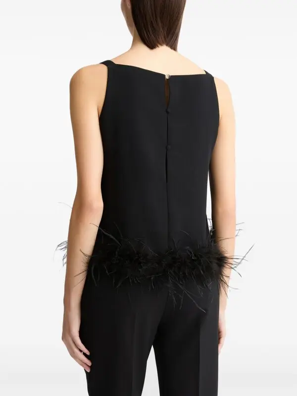 Liu Jo Feather-detail Tank Top