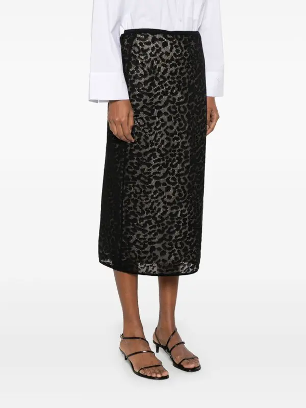 Theory Lace Midi Skirt