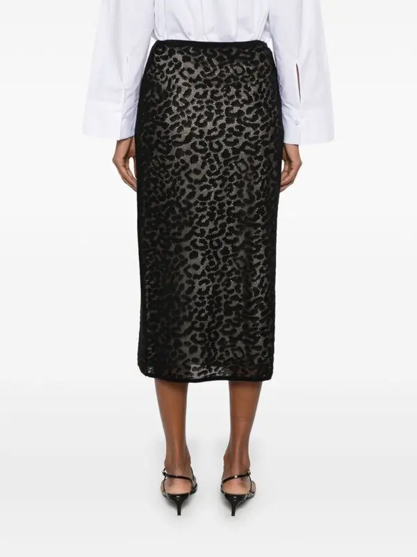 Theory Lace Midi Skirt