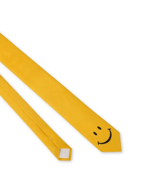 Moschino Smiley Face-motif Neck Tie